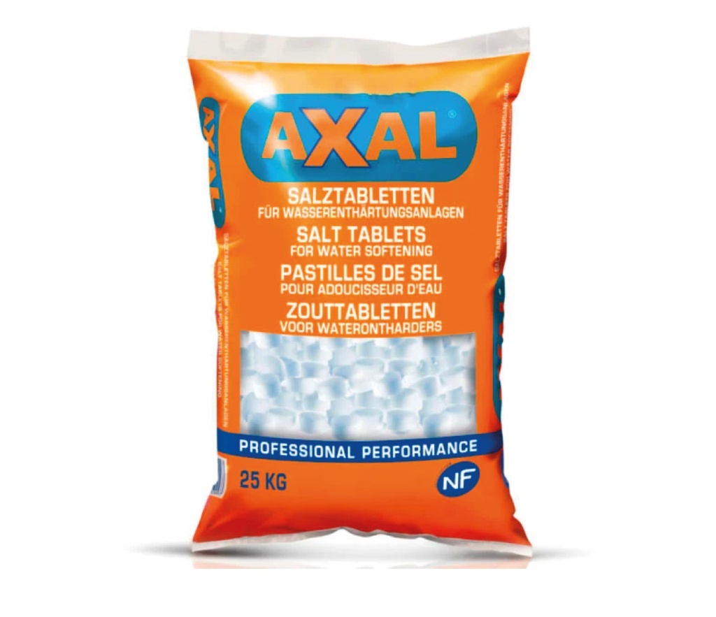 Sel Adoucissant AXAL PRO en pastilles 25kg | Cogam